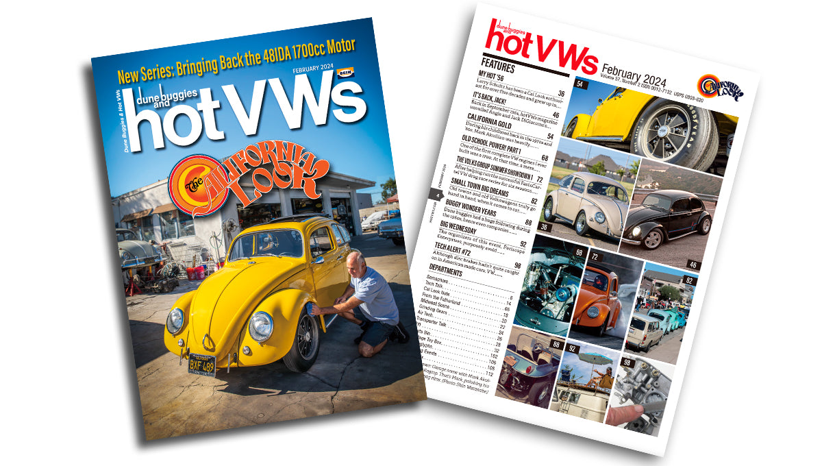 Hot VWs Magazine February 2024 Cal Look Special Edition is Out!